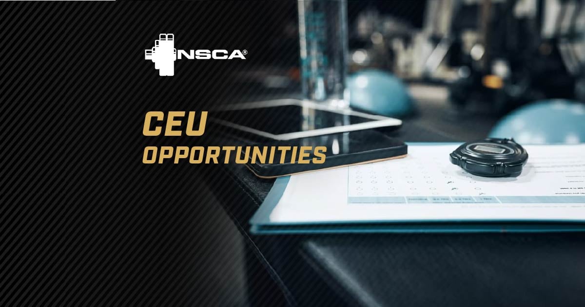 NSCA CEU Opportunities